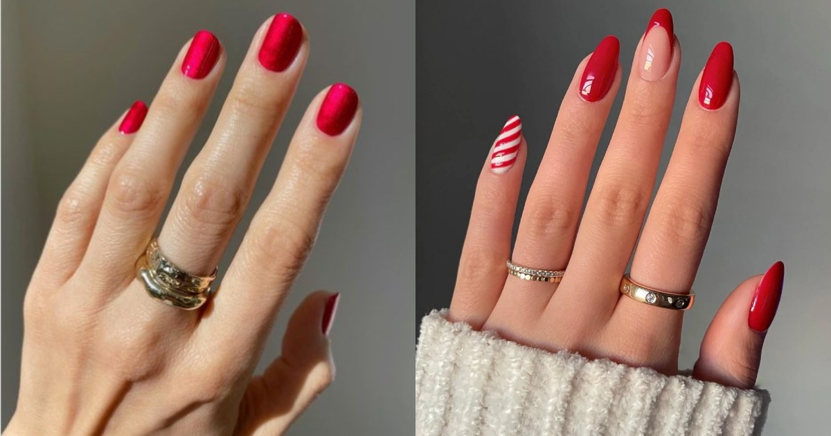 Crvena je boja praznika: 10 ideja za elegantan manikir