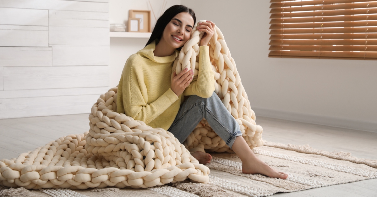 Kako da same napravite moderno pleteno ćebe