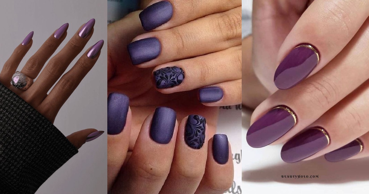 Najlepše ideje za ljubičasti manikir