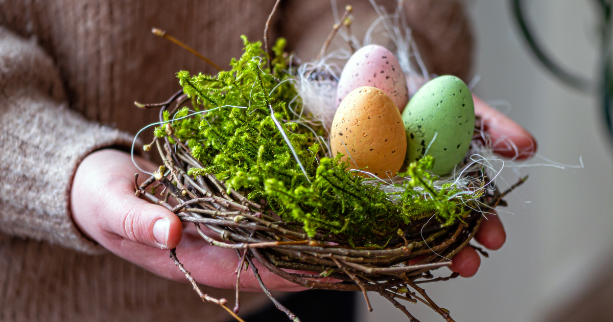 Kako da sami napravite prelepo uskršnje gnezdo
